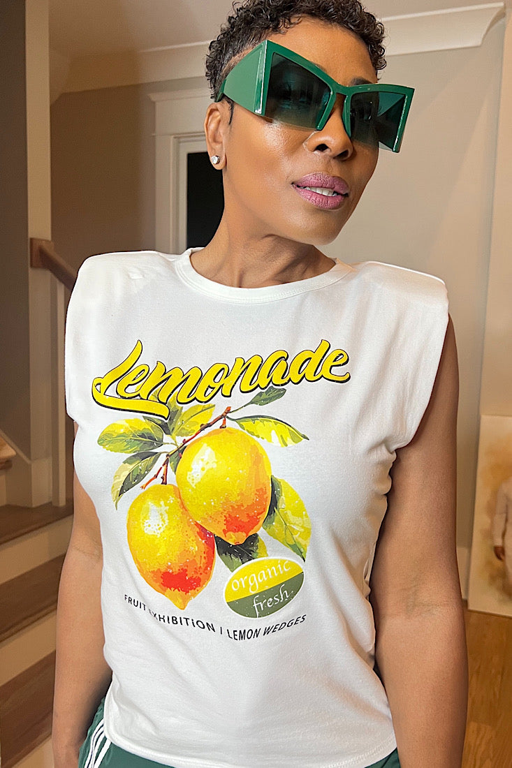 Make Lemonade Graphic Tee - White – Gritty Soul